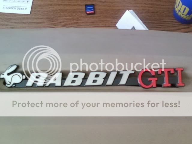 FS: Rabbit GTI badges | VW Vortex - Volkswagen Forum